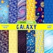 Galaxy Universe Space Stars Planets Cosmic Scrapbook Digital Paper Pack ...