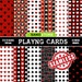 Playing Cards, Seamless, Digital Paper, , Playing Card Pattern ...