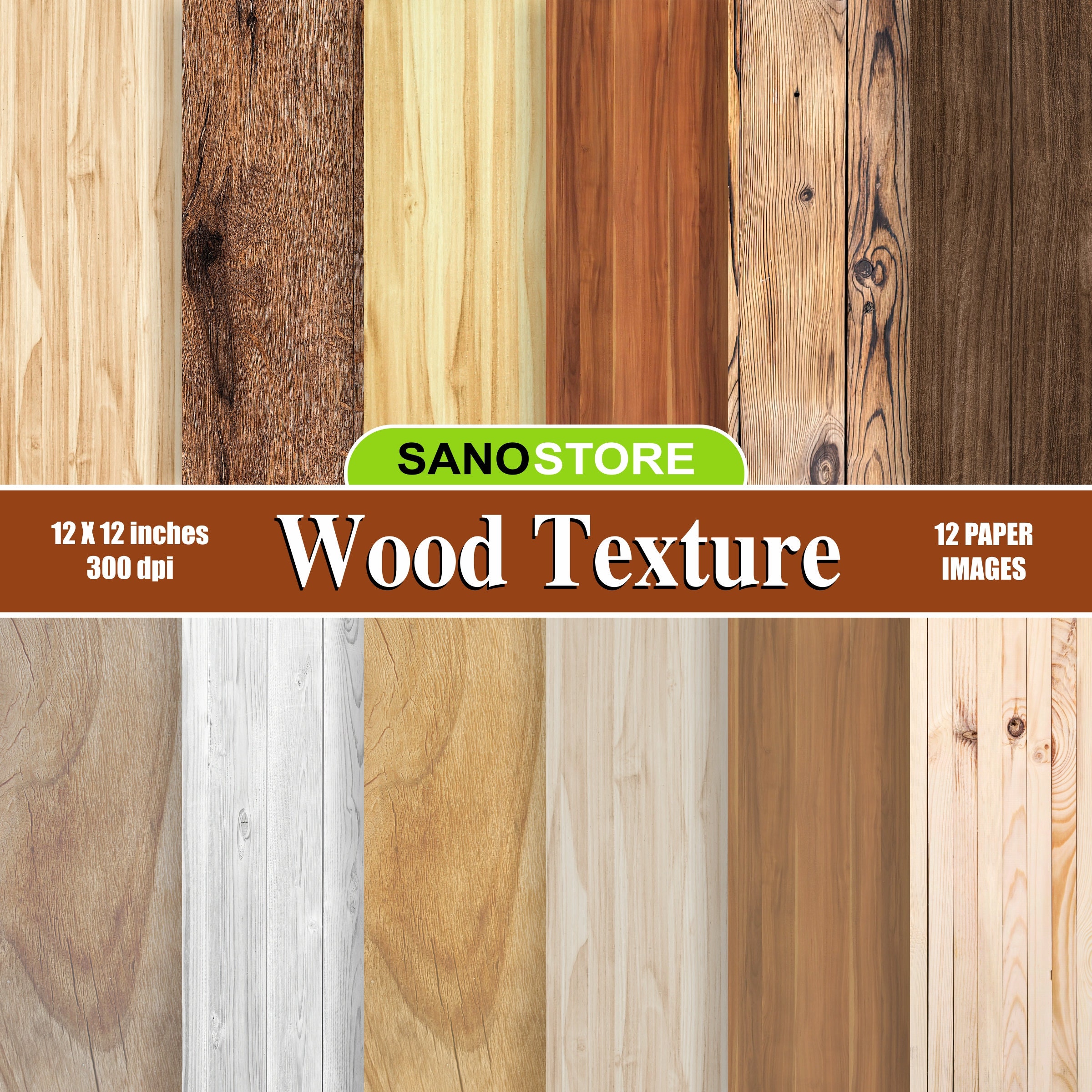 Wood Digital Paper, Pattern, Wood Textures, Wood Background, Wood Brown ...