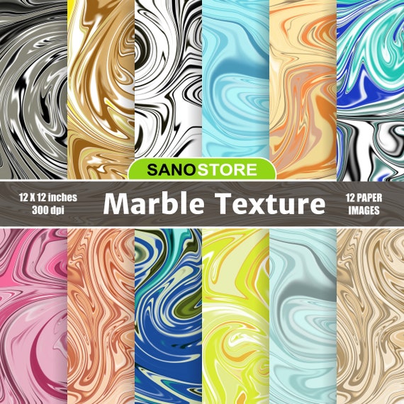 Marble Digital Paper Pattern Stone Marble Textures Stone | Etsy