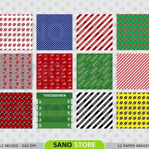 American Football, Digital Backgrounds, Football Digital Download ...