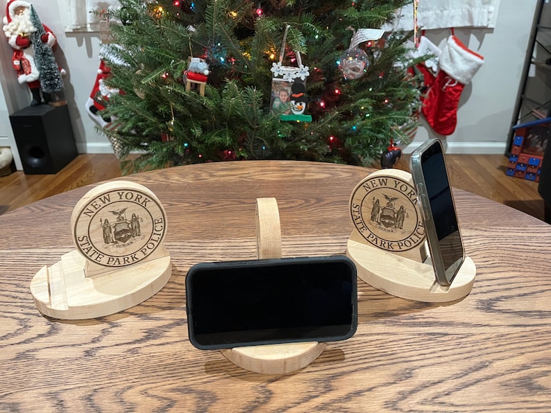 Phone Stand-laser Engraved-personalized Logo-first Responder Gift-gift ...