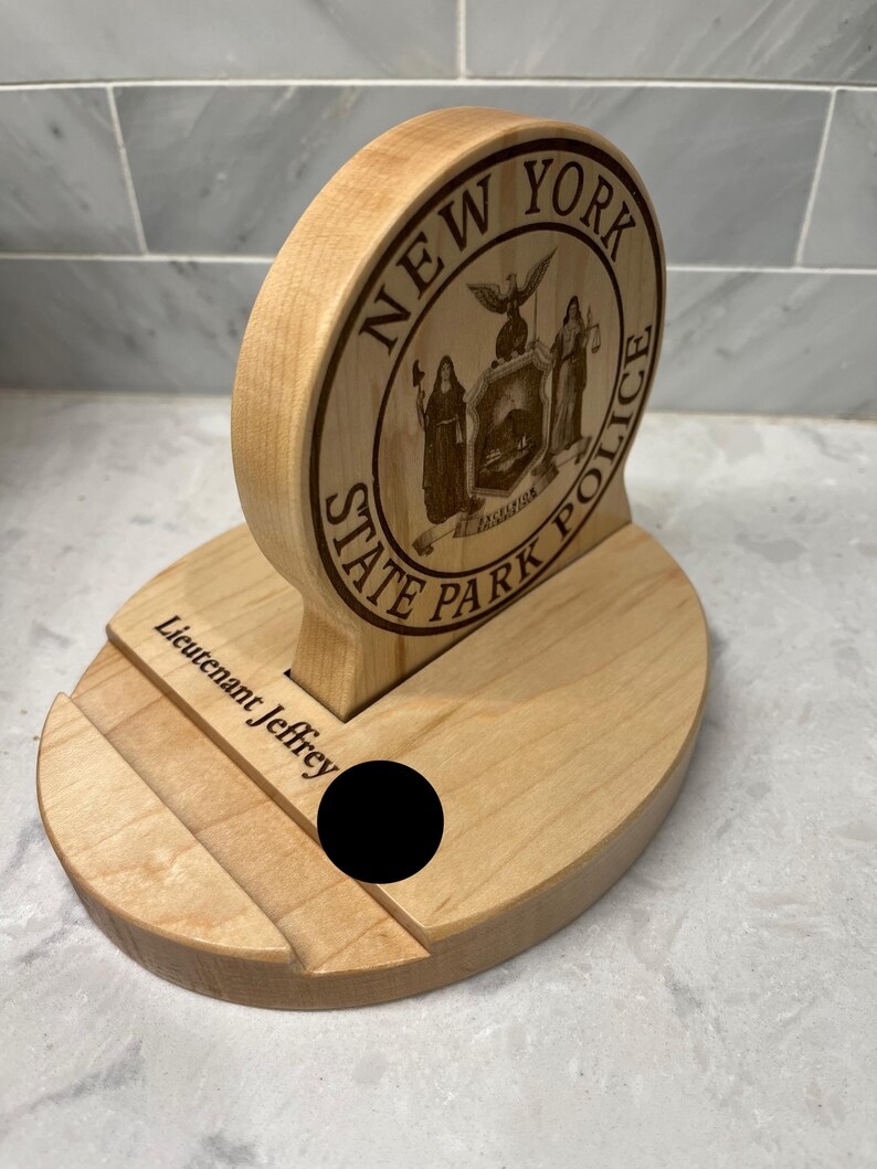 Phone Stand-laser Engraved-personalized Logo-first Responder Gift-gift ...