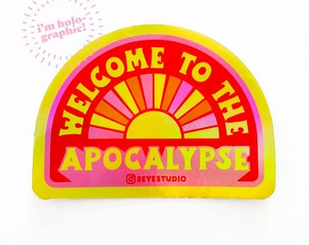 Welcome to the Apocalypse Sticker - Etsy