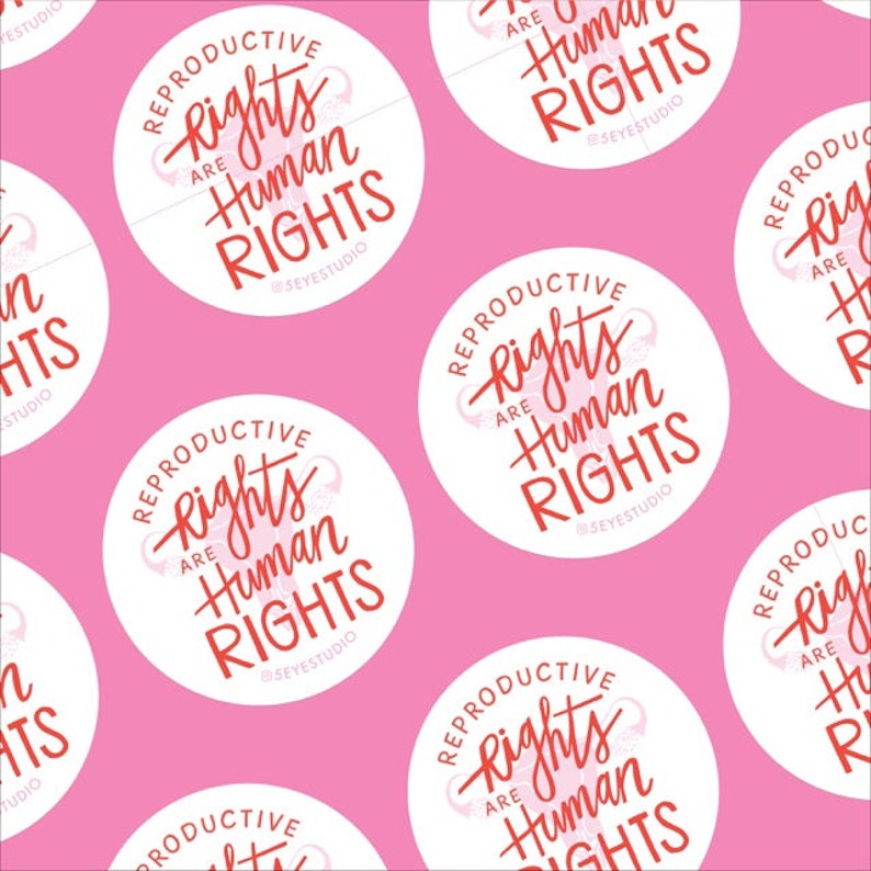 Reproductive Rights 3-inch Vinyl Sticker - Etsy
