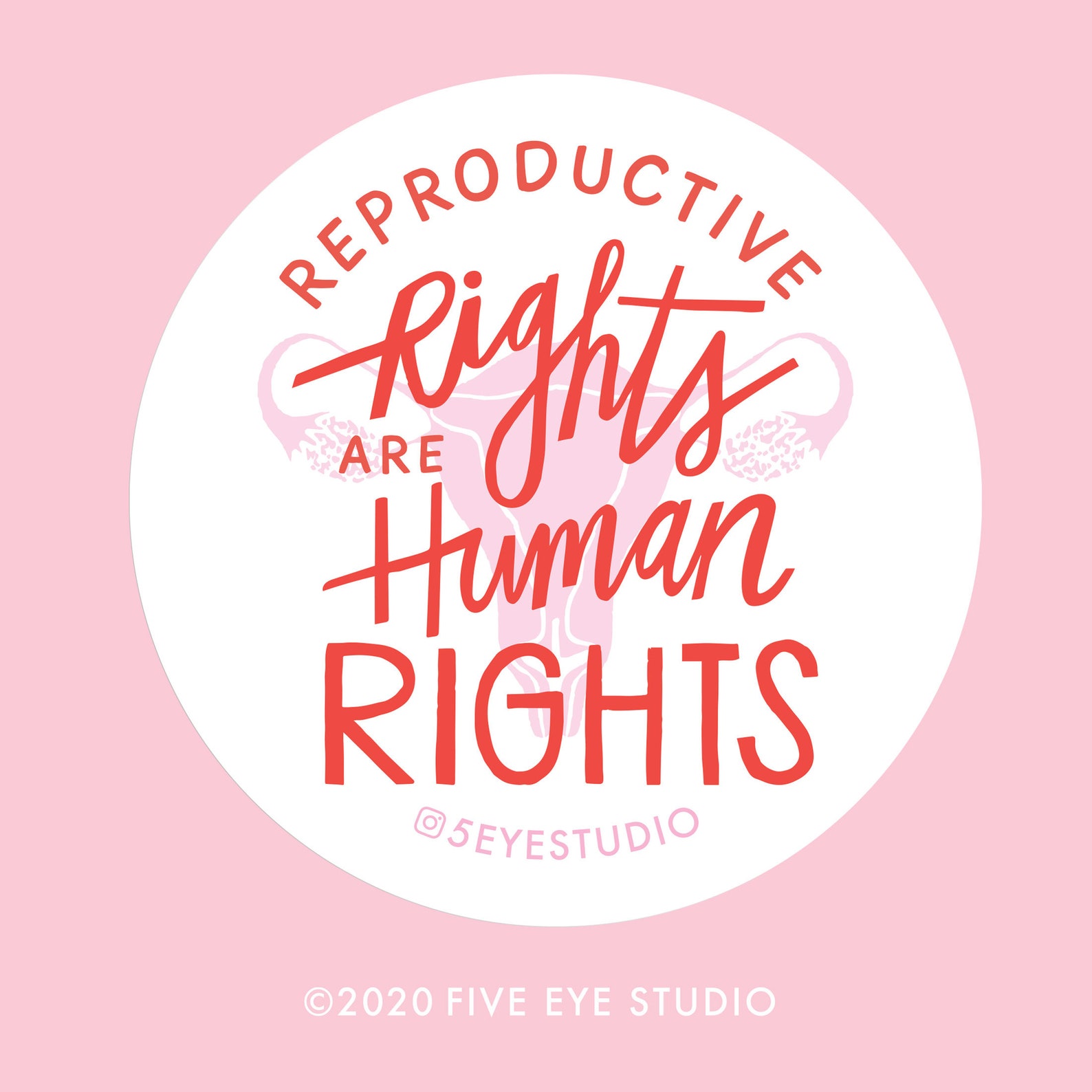 Reproductive Rights 3-inch Vinyl Sticker - Etsy