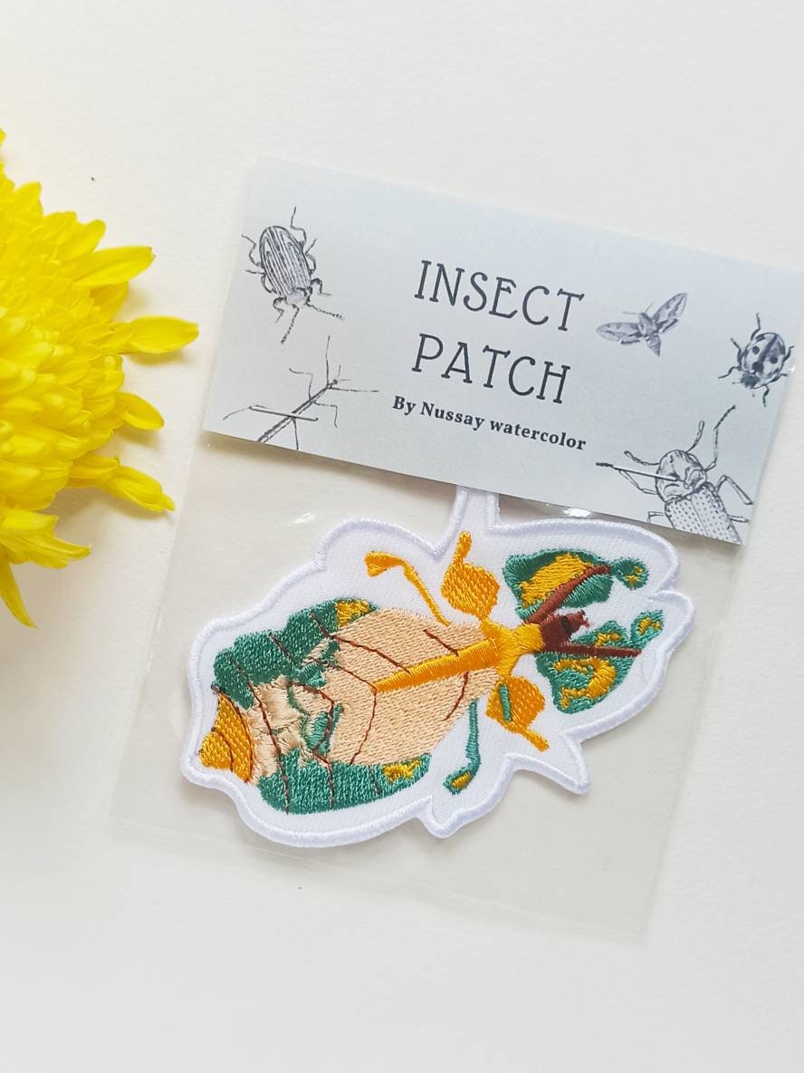 Bug patch sew on Embroidered Insect Patches Appliqués Badge | Etsy