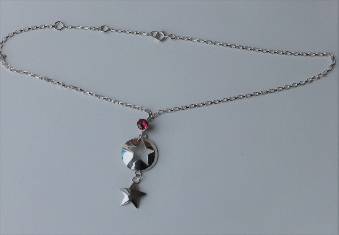 Star Design Necklace - Etsy