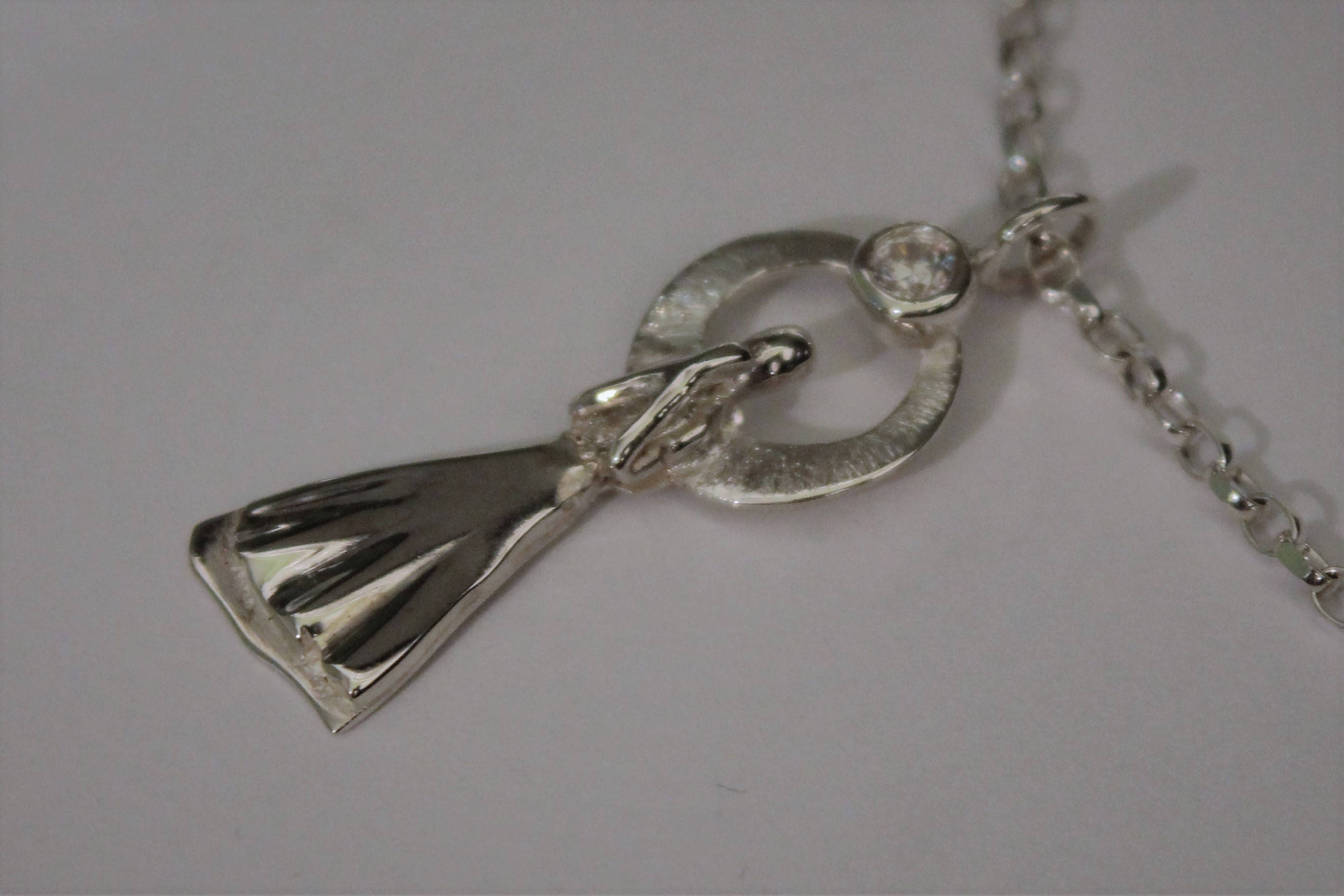 Guardian Angel Silver Chain and Pendant - Etsy