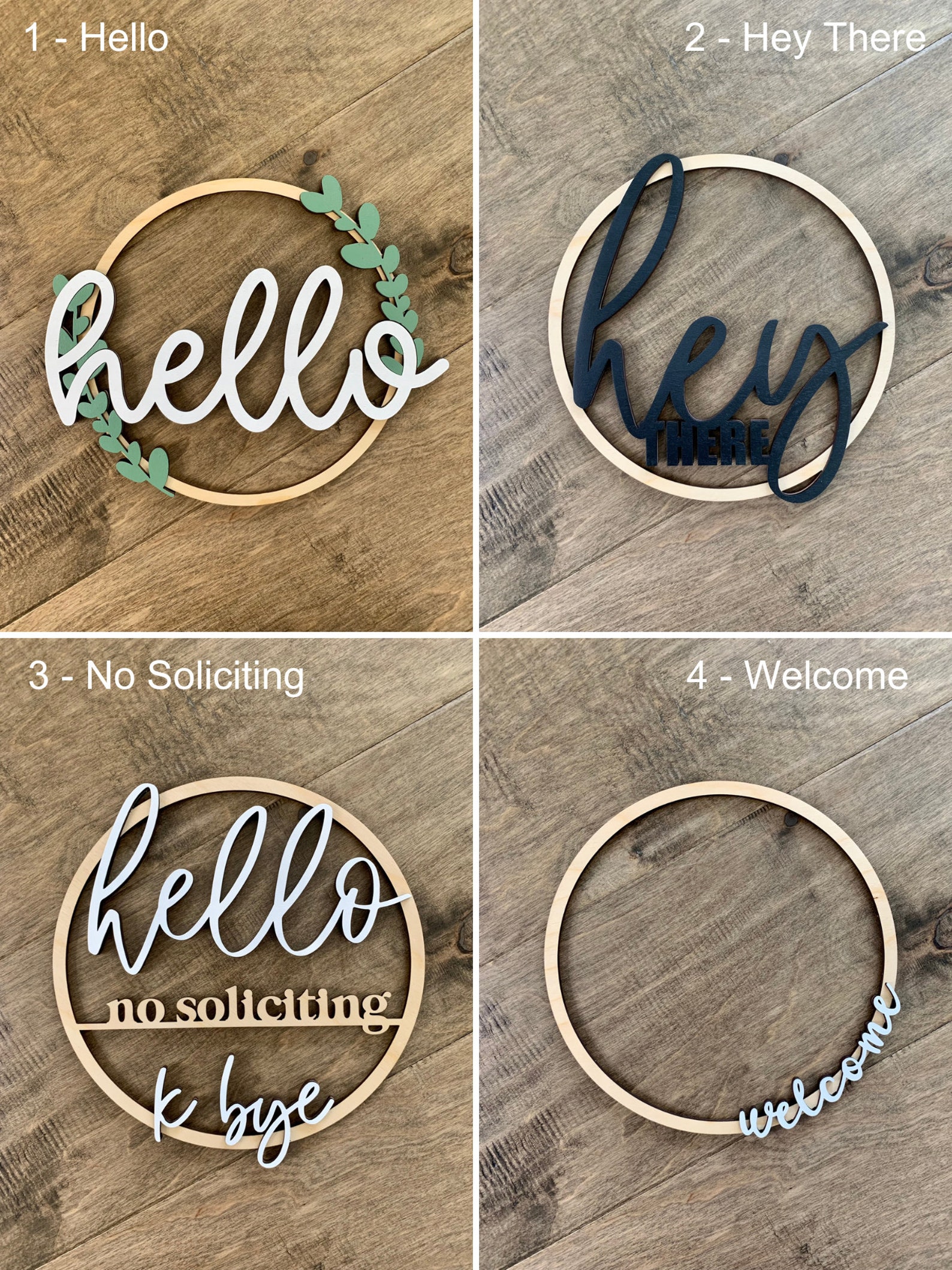 Interchangeable Double Hoop Wreath - Holiday Designs - Etsy