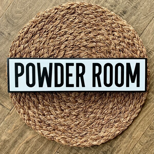 Powder Room Signs - Etsy