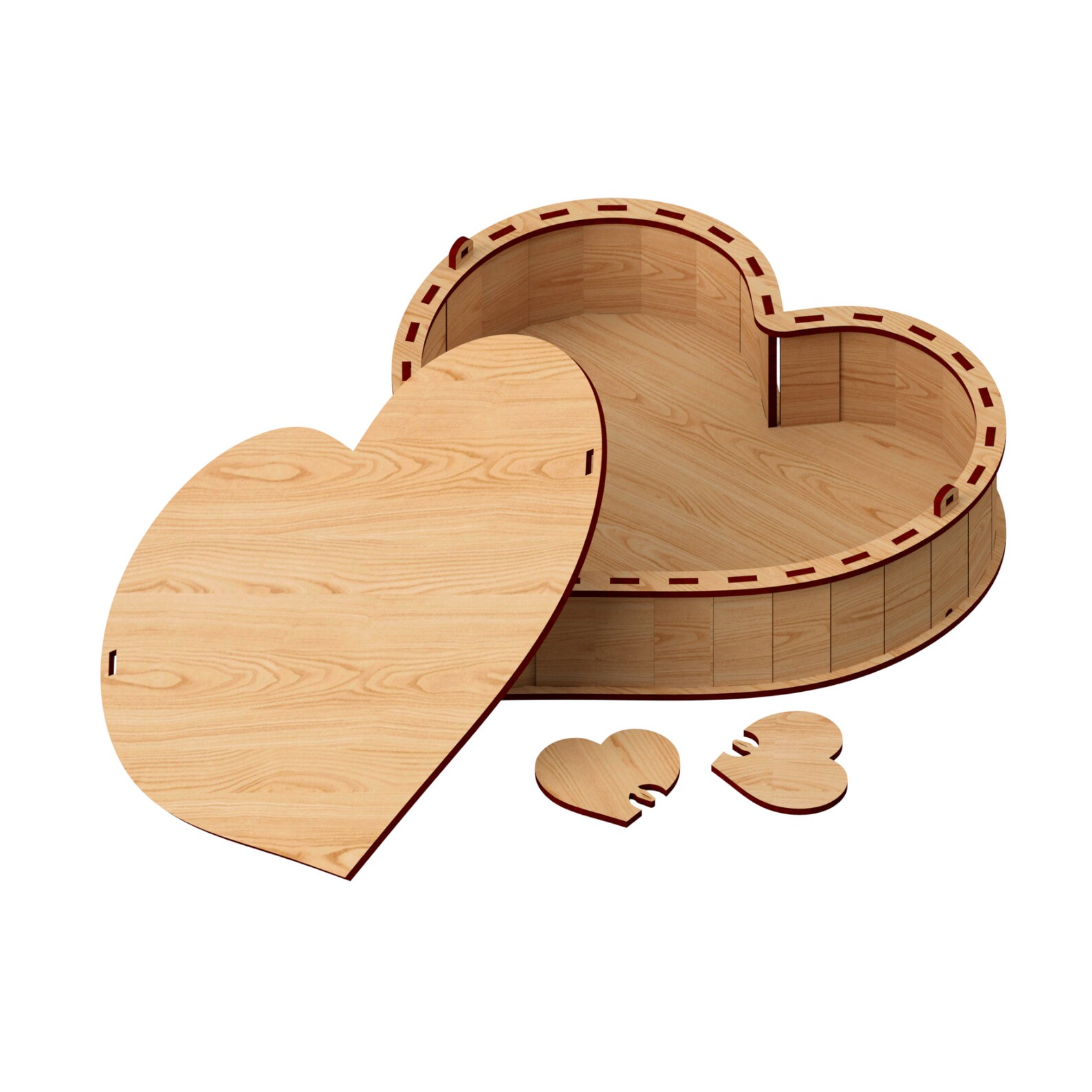 Heart Box Laser Cut Files Instant Download - Etsy UK