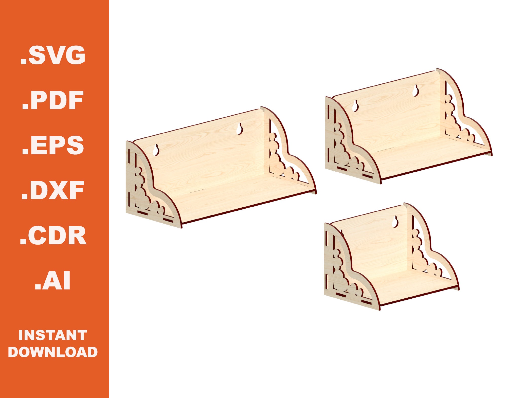 Shelves / Laser Cut Files / Instant Download | Etsy