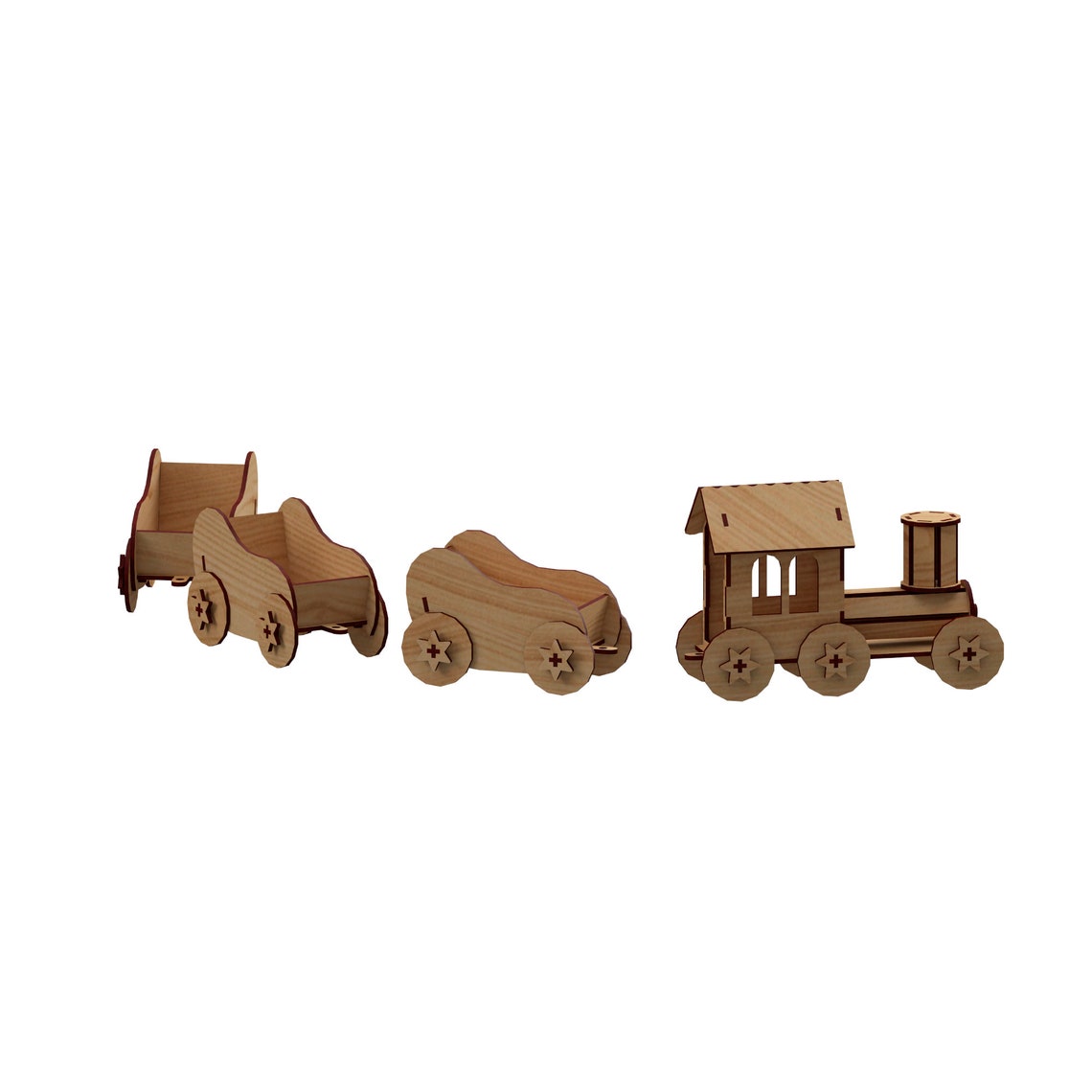 Train / Laser Cut Files / Instant Downloadable - Etsy