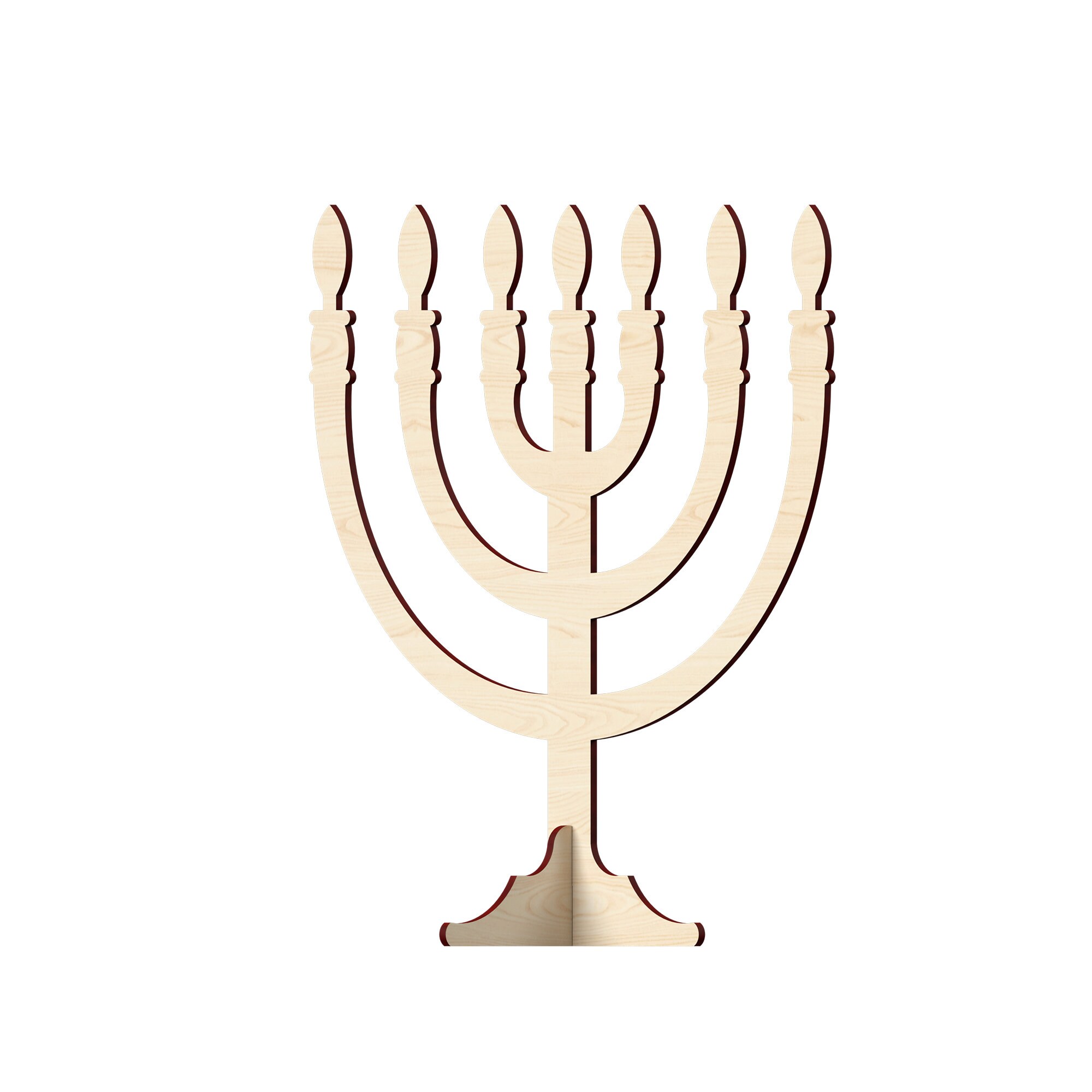 Menorah / Laser Cut Files / Instant Download / Cnc Pattern / - Etsy UK