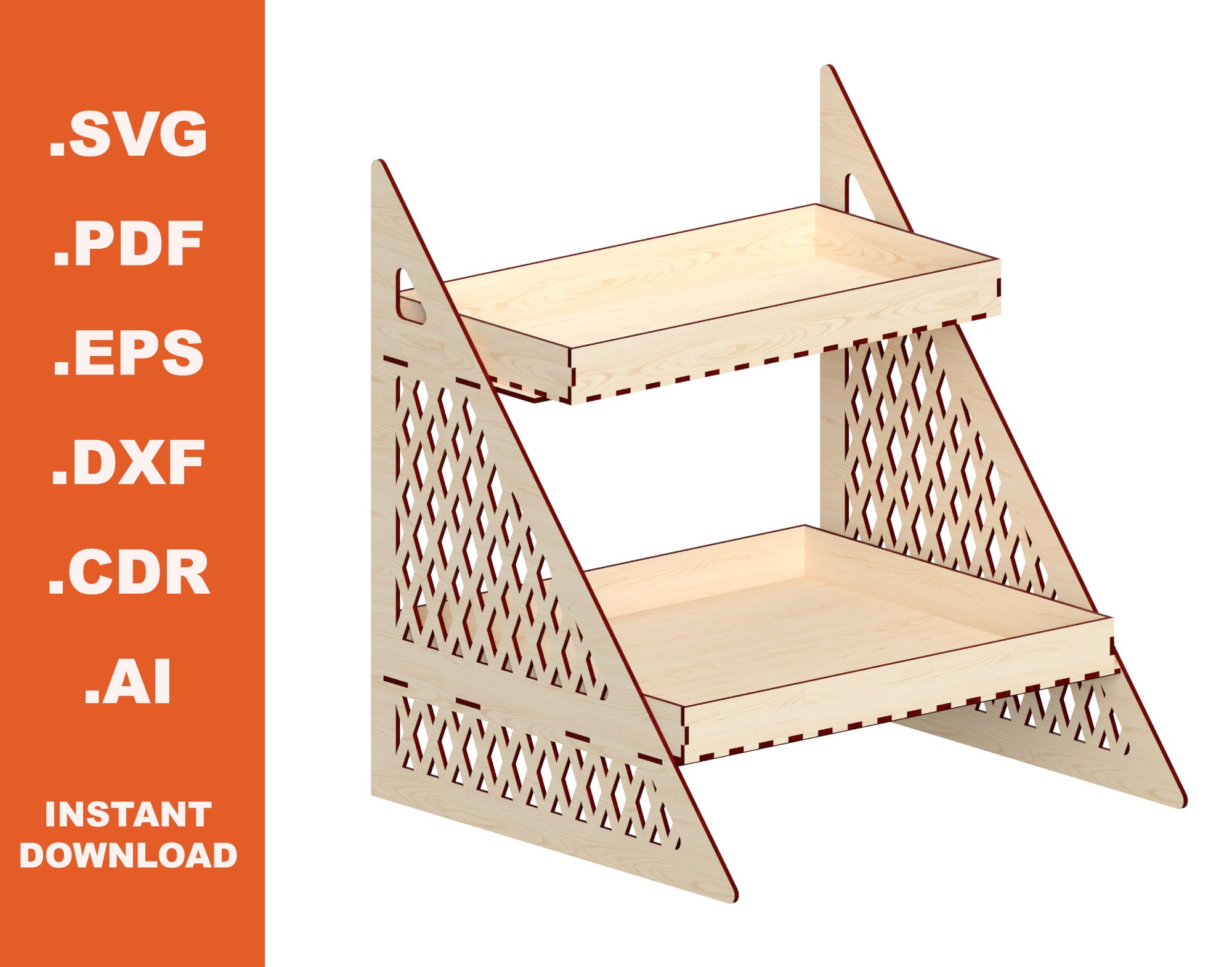 Tiered Trays / Laser Cut Files / Instant Download / Digital - Etsy