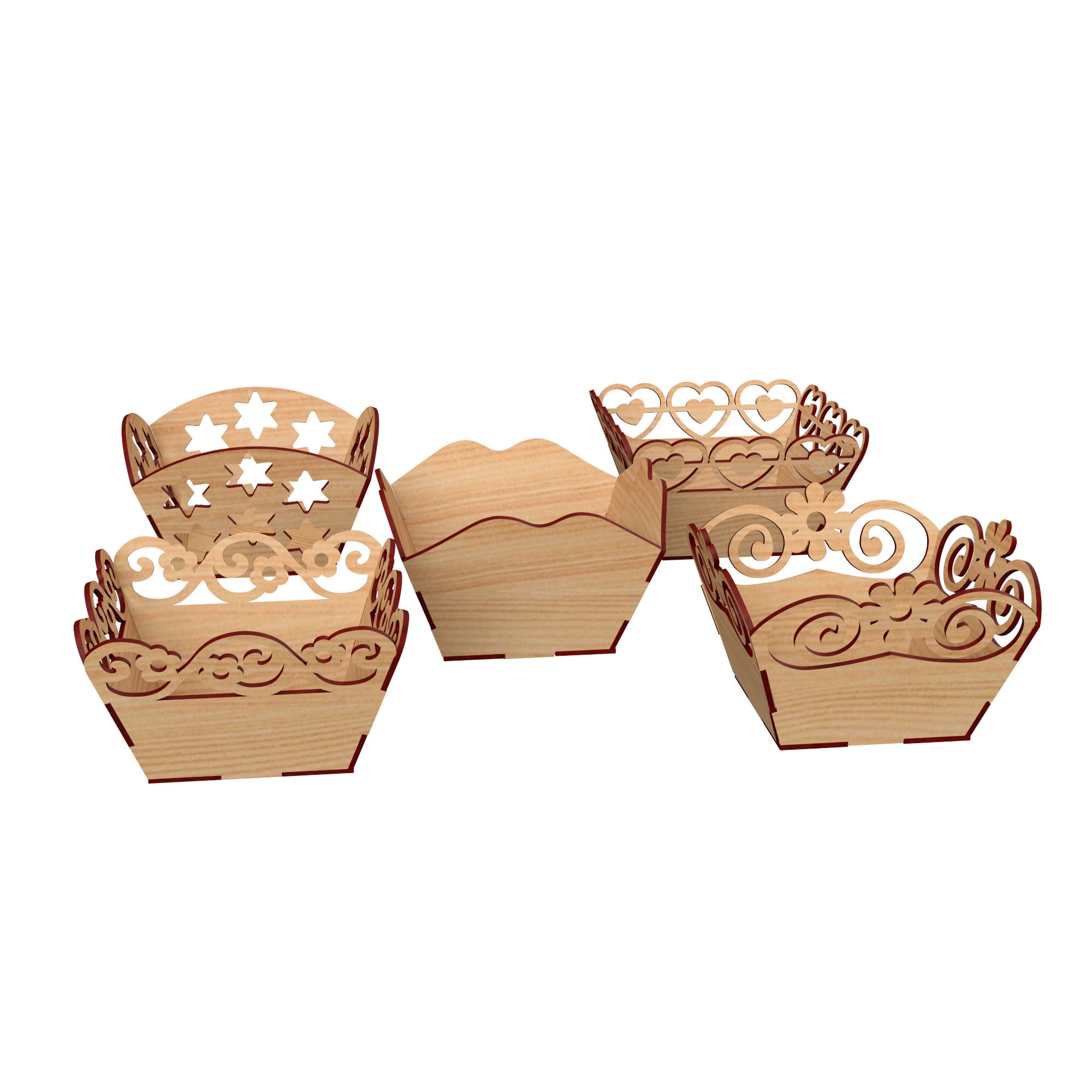 Pots for Sweets Laser Cut File Instant Download - Etsy