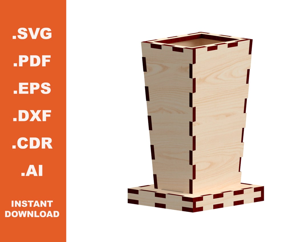Pencil Holders - Laser Cut Files- Instant Download - Etsy