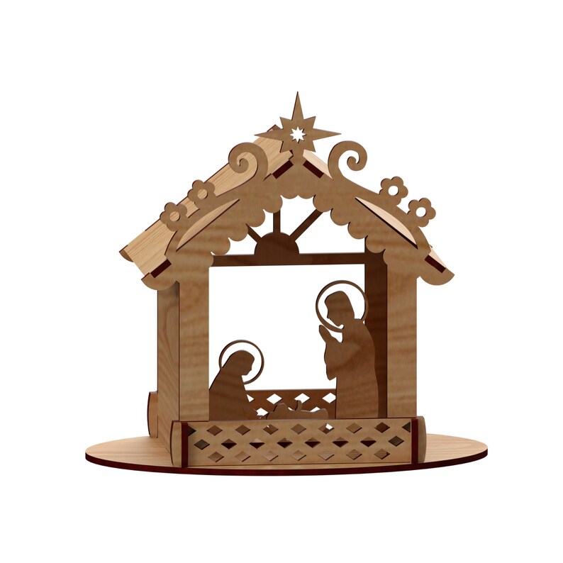Nativity Scene / Laser cut files / Instant Downloadable | Etsy