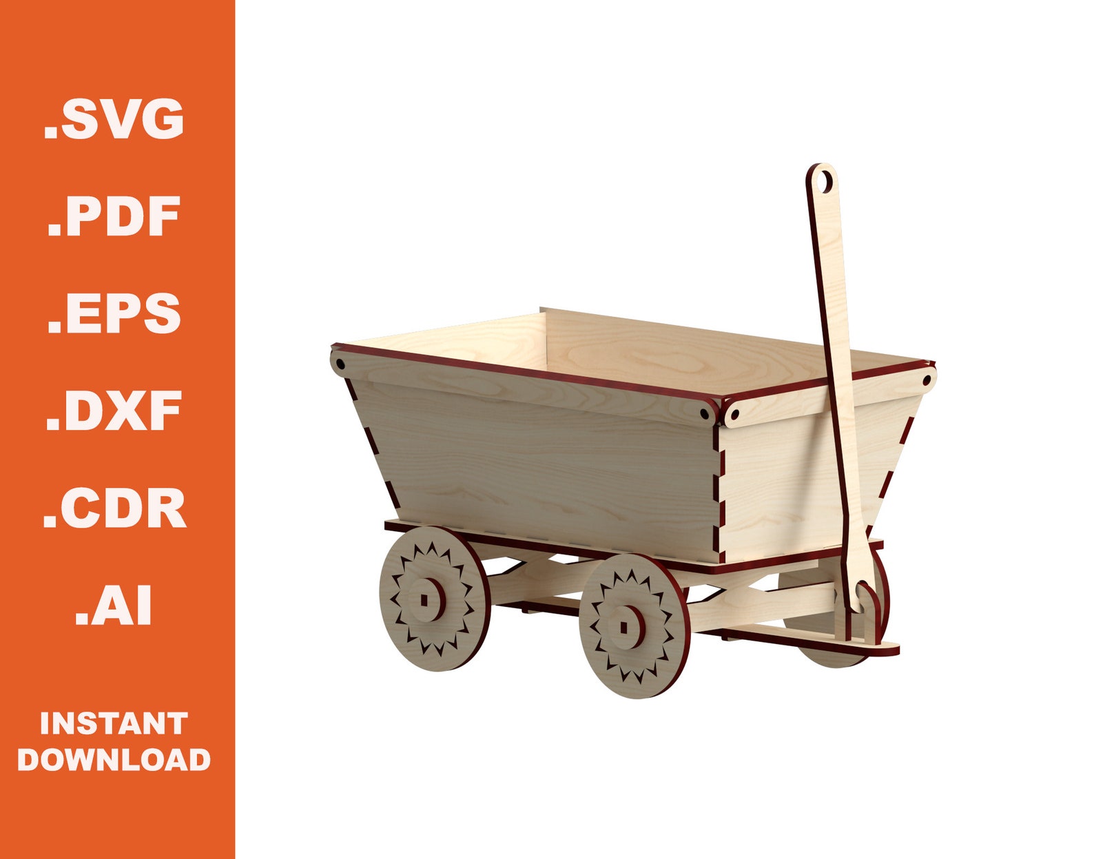 Trailer / Laser Cut Files / Instant Download / Cnc Pattern / Cnc ...