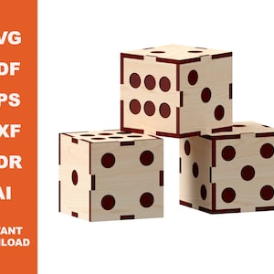 Dice / Laser Cut Files / Instant Downloadable - Etsy
