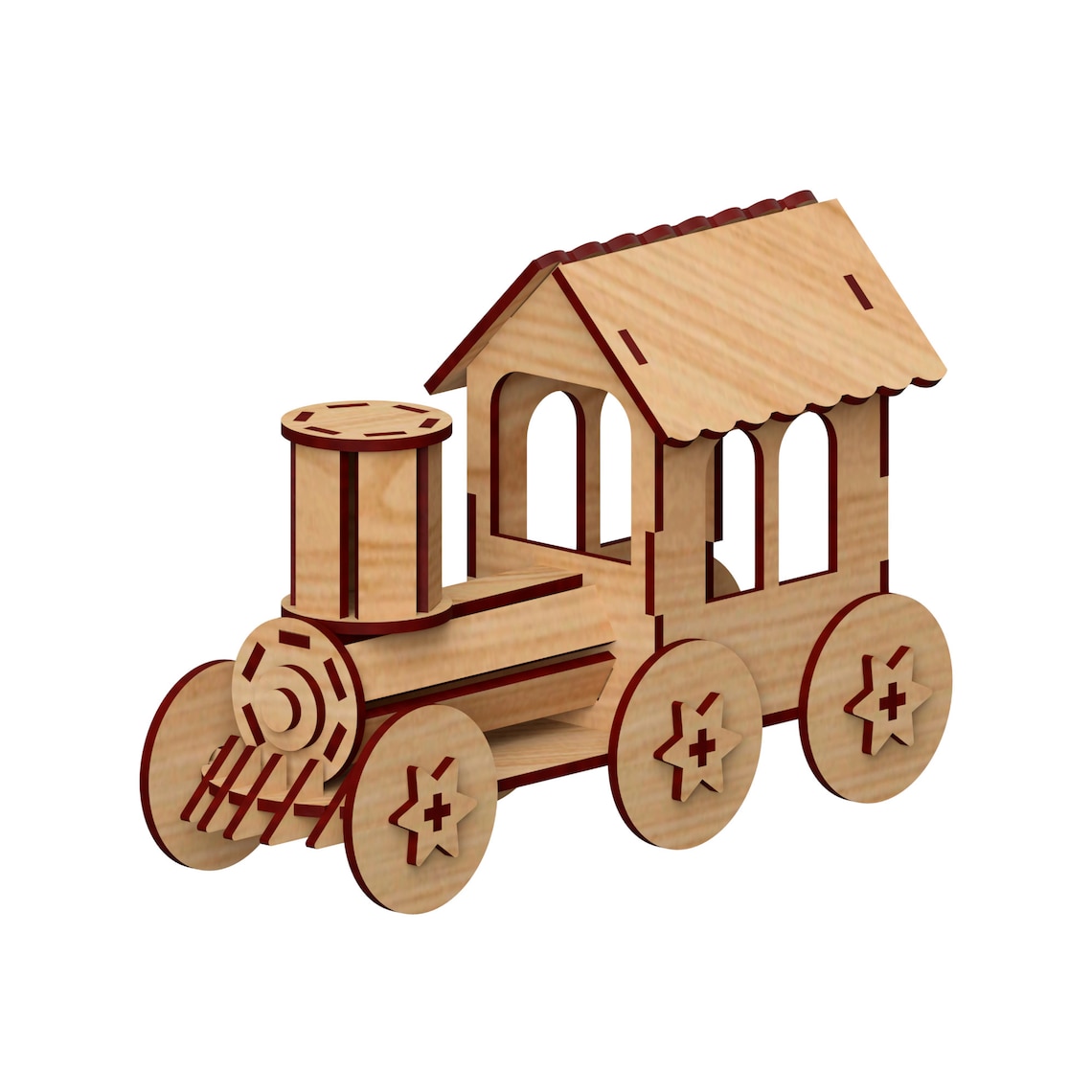 Train / Laser Cut Files / Instant Downloadable - Etsy