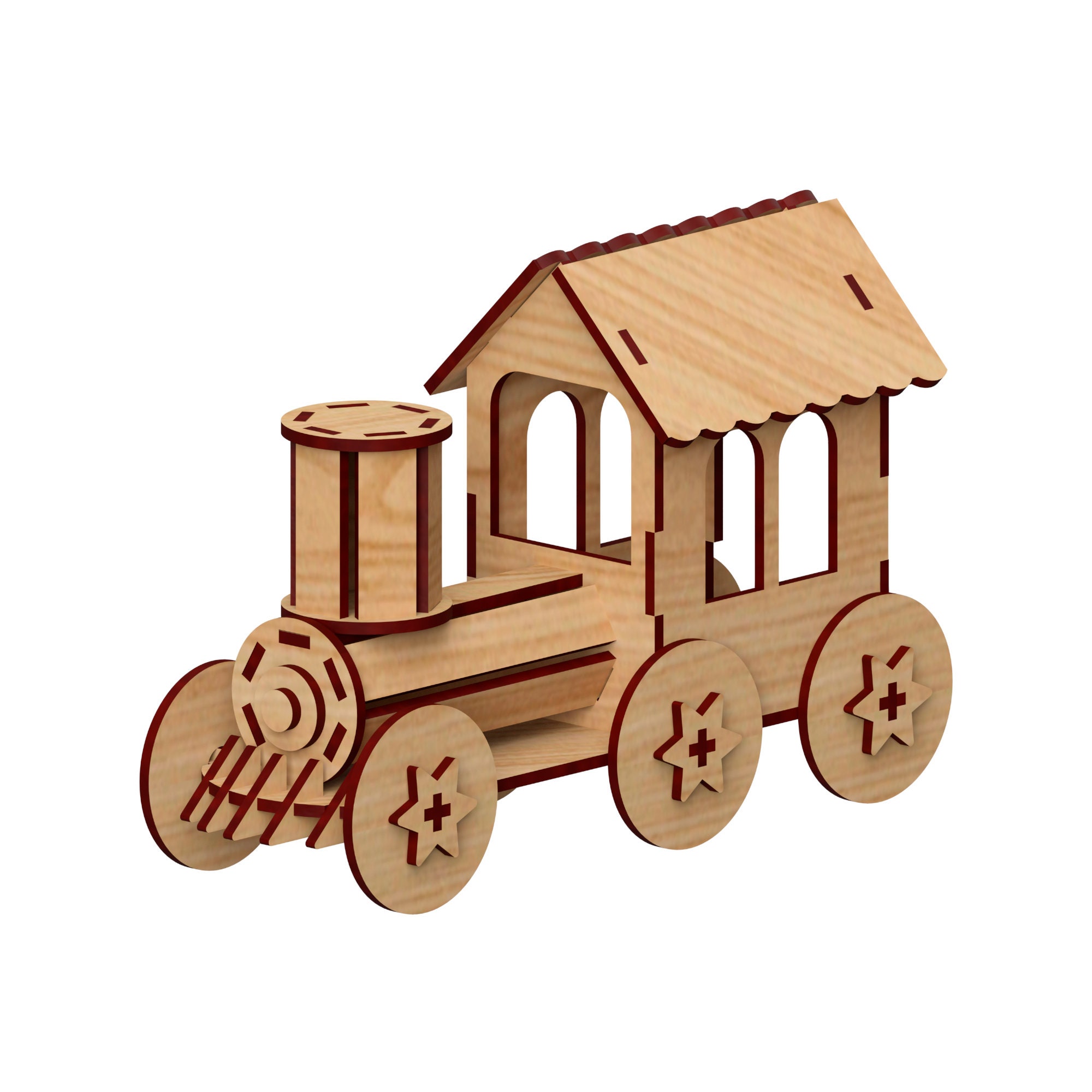 Train / Laser cut files / Instant Downloadable | Etsy