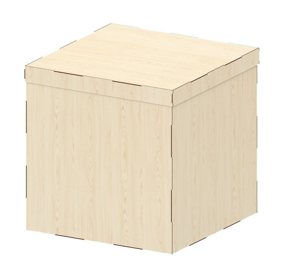 Box With Lid, Square 50CM X 50CM - Etsy UK