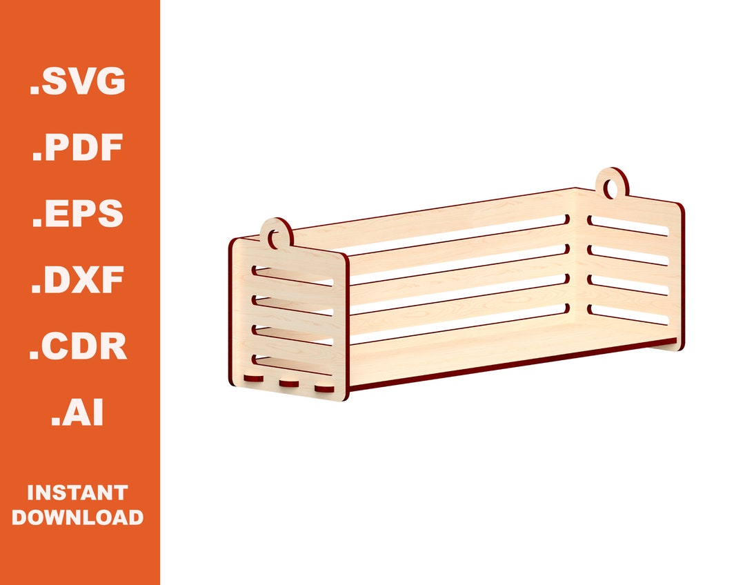 Hanging Shelf - Laser Cut Files - Instant Download - Etsy