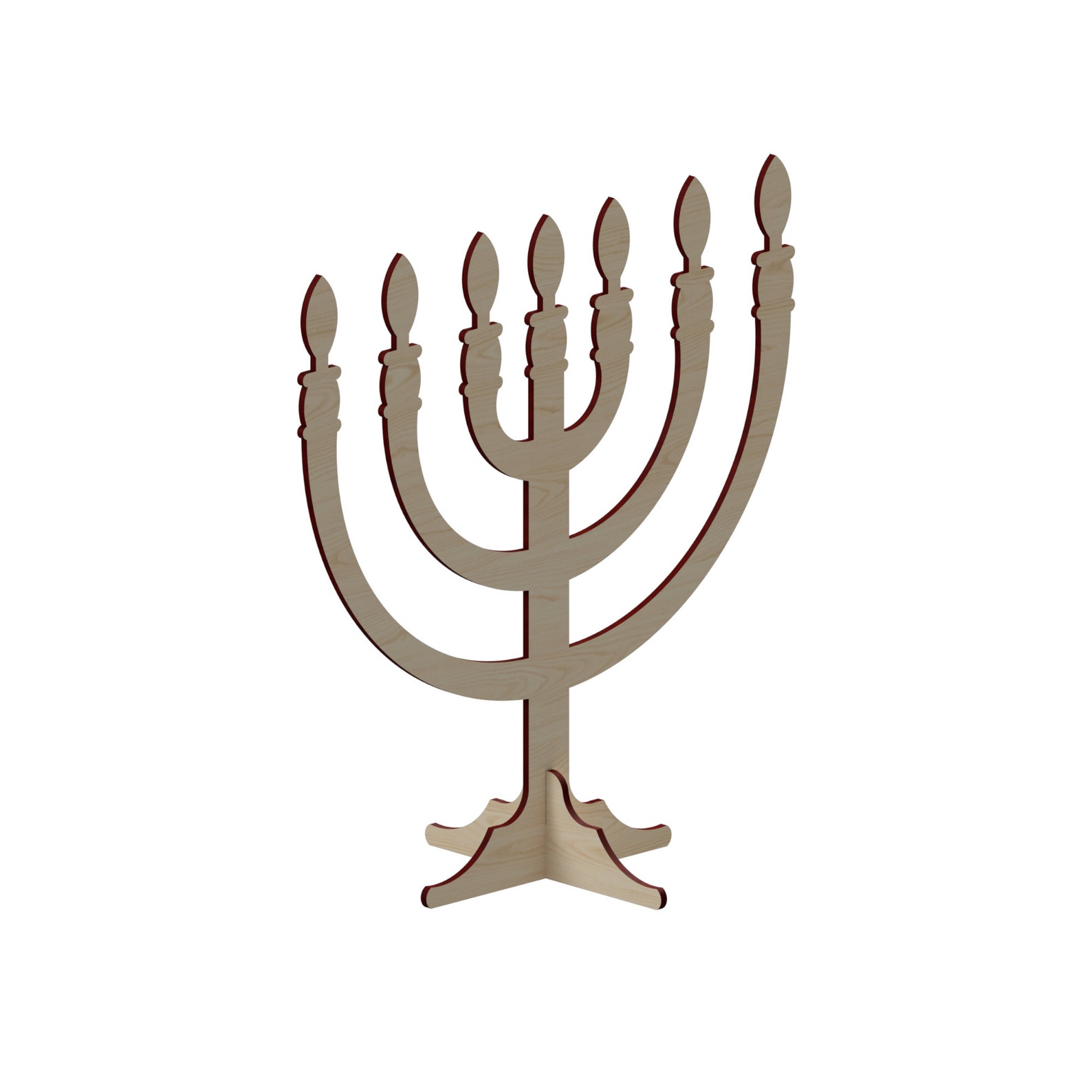 Menorah Laser Cut File, CNC Pattern (digital Download) - Etsy