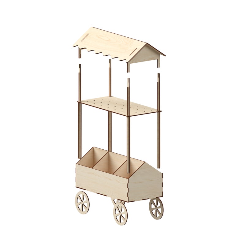 Candy Cart Lollipop Display - Laser Cut CNC Files (digital Download) - Etsy