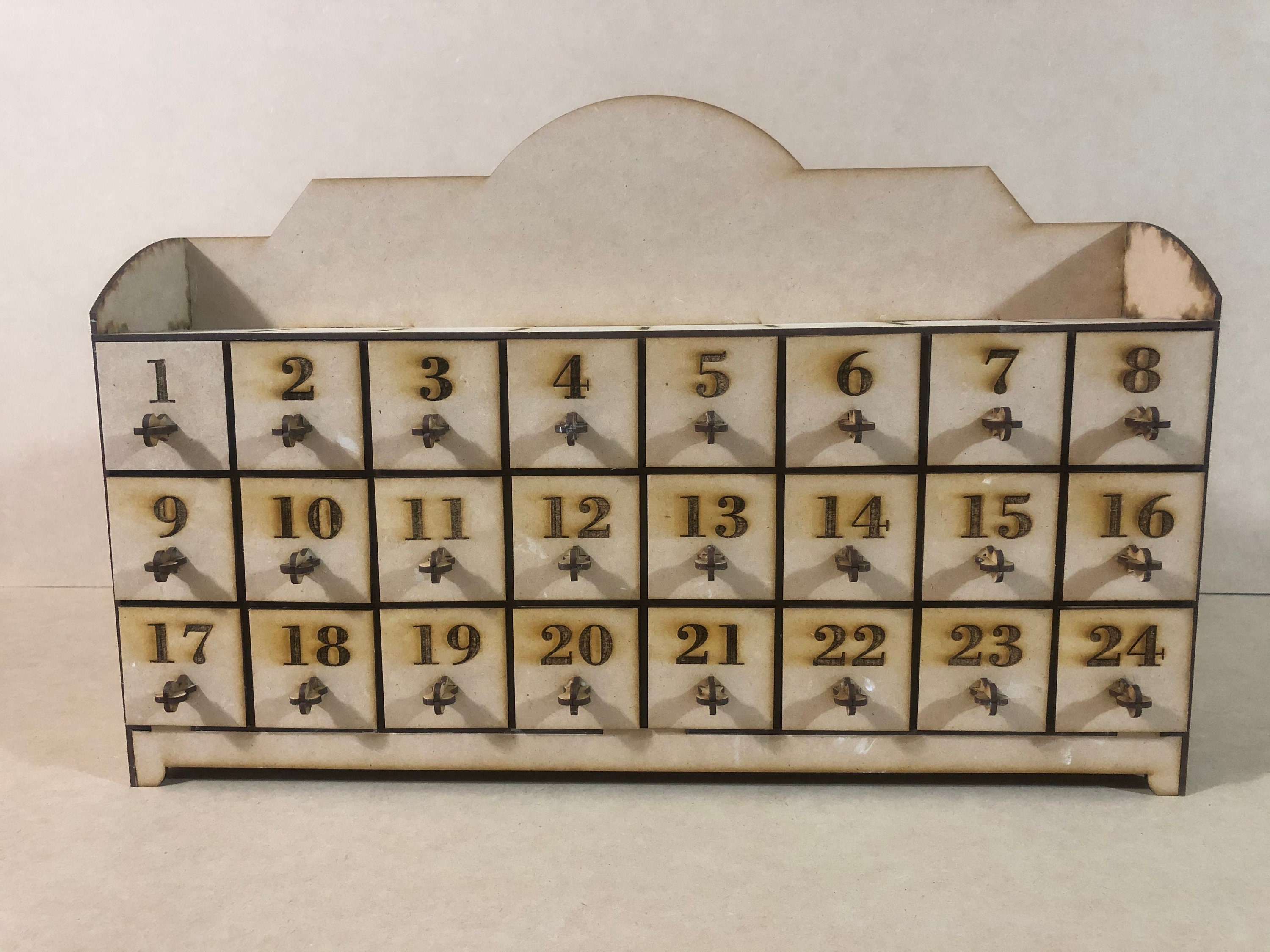 Advent Calendar / Laser Cut Files / Instant Download - Etsy