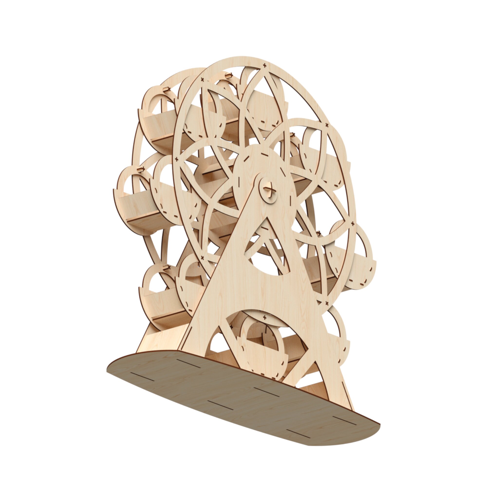 Candy Ferris Wheel-laser Cut Files Instant Download - Etsy