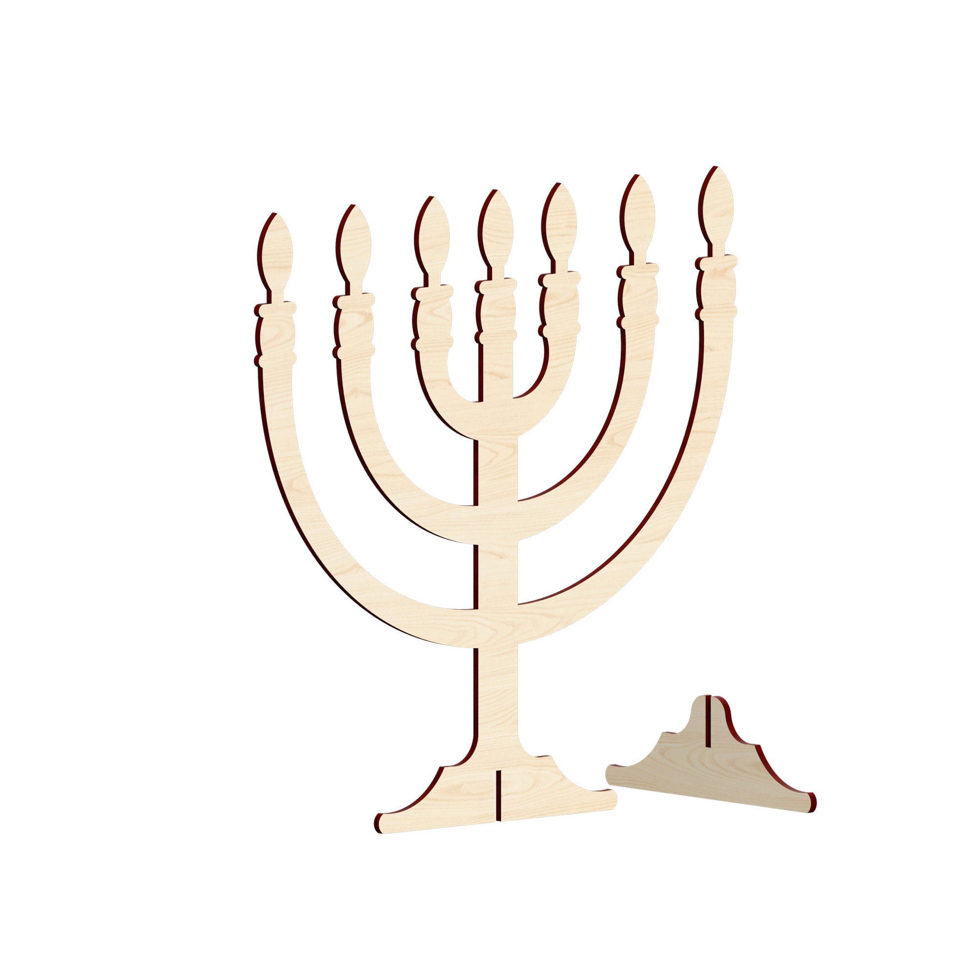 Menorah / Laser Cut Files / Instant Download / Cnc Pattern / Cnc ...