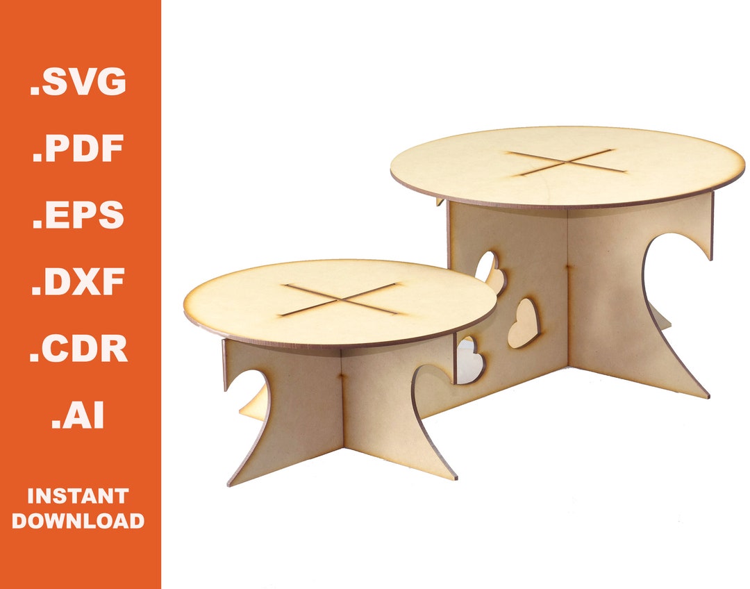 Stand Cake Kelly's / Laser Cut Files / Instant Download / Cnc Pattern ...