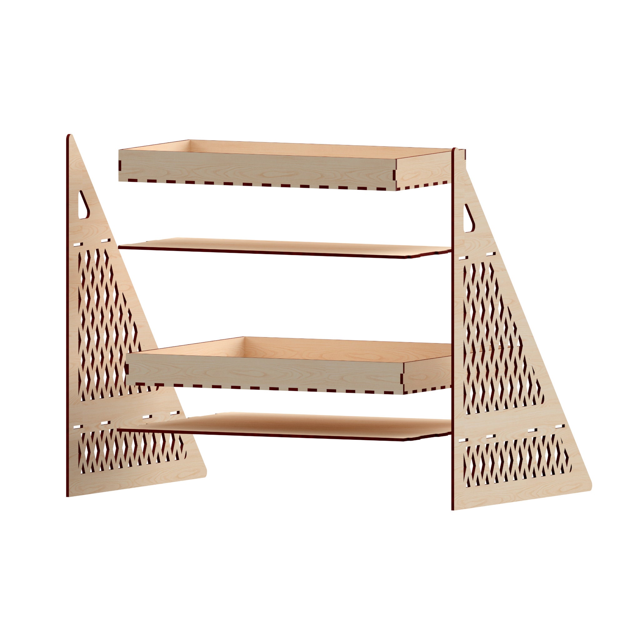 Tiered trays / Laser Cut files / Instant Download / Digital | Etsy