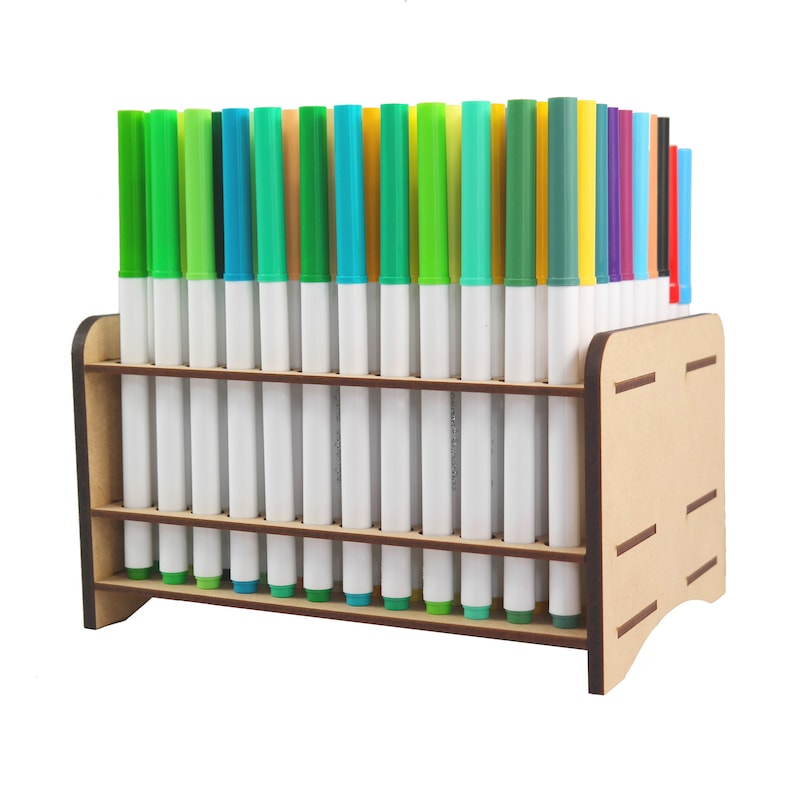 Laser Cut Marker Organizer, CNC Vector Files (digital Download) - Etsy