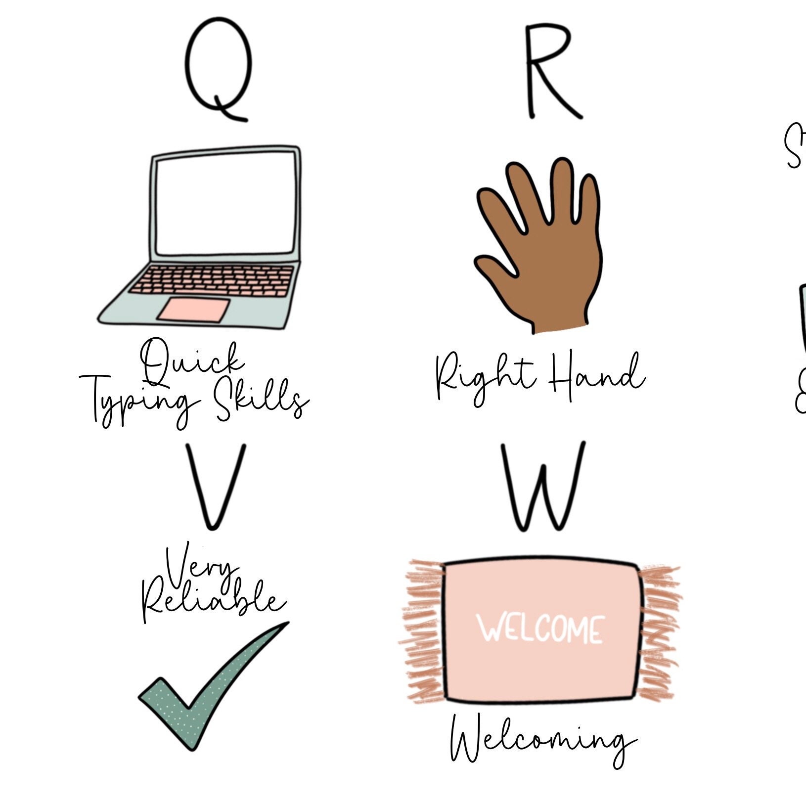 School Secretary Alphabet Print - Secretary Appreciation Gift Classroom ...