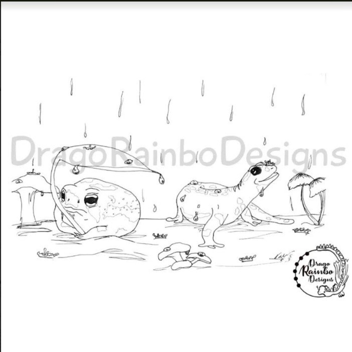 Coloring Pages, Froggy Friends, Series 1, Coloring Book Page Bundle Pdf ...