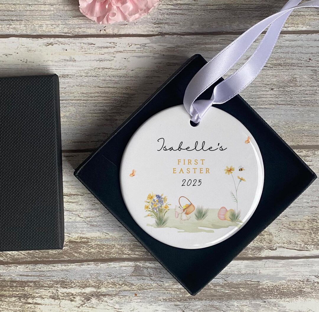 Personalised My First Easter Decoration Baby's First Easter Gifts 1st ...