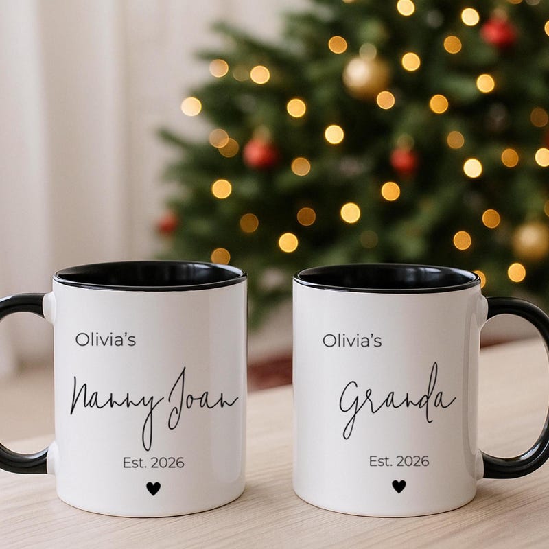 Granny & Grandad Mug - Etsy UK