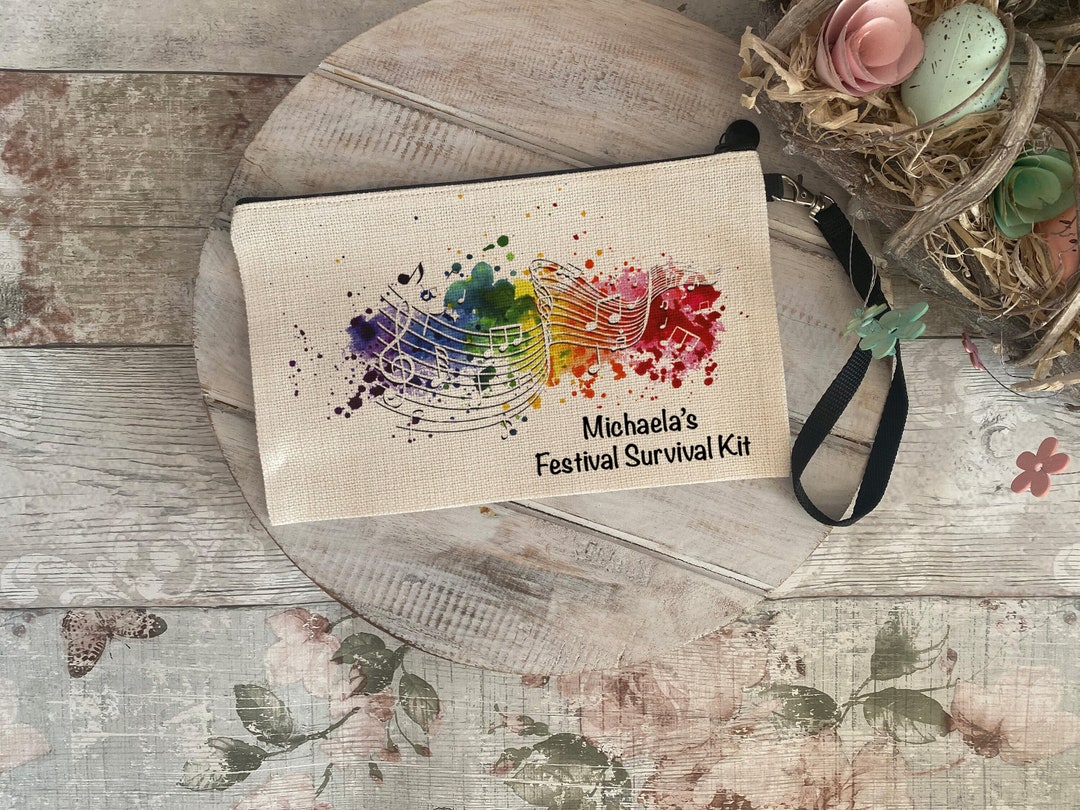 Festival Survival Kit Bag, Festival Bag, Music Festival Accessories ...