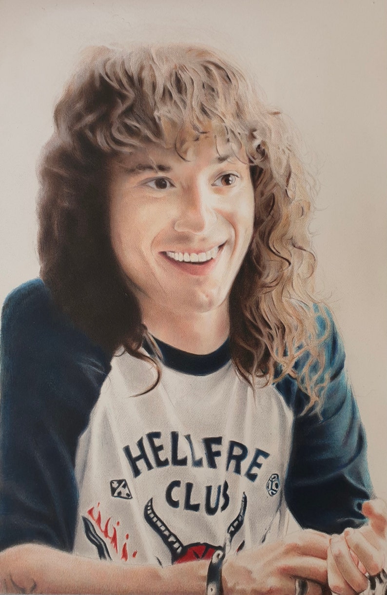 PRINT ... Stranger Things Eddie Munson FAN ART .. A4 or A5 - Etsy PRINT ... Stranger Things Eddie Munson FAN ART .. A4 or A5 - Etsy