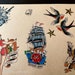 Traditional Maritime Tattoo Flash Sheet Original Artwork Sailor Jerry ...