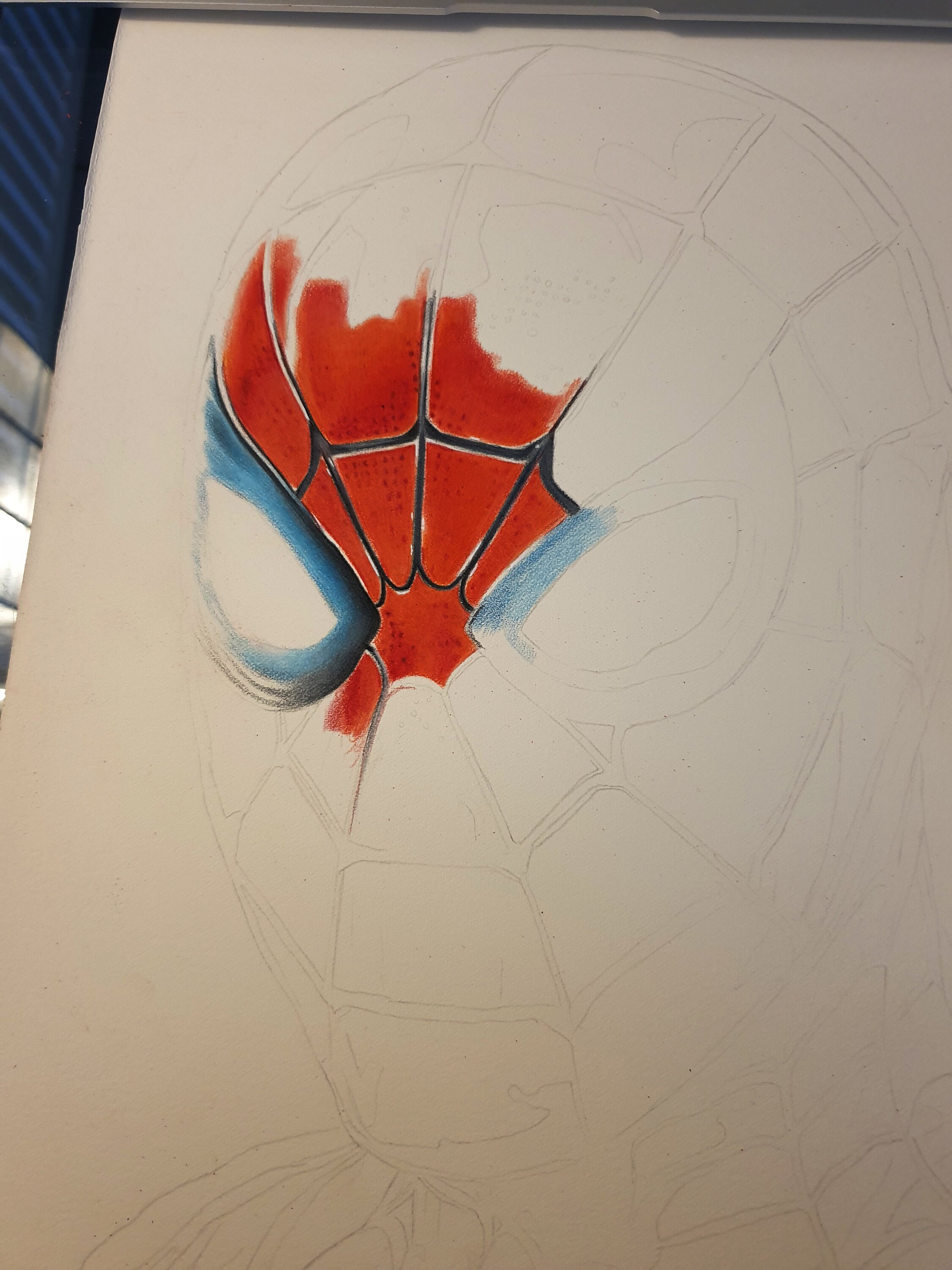 Dessins De Spiderman Au Crayon Et En Couleur Album D'Activités