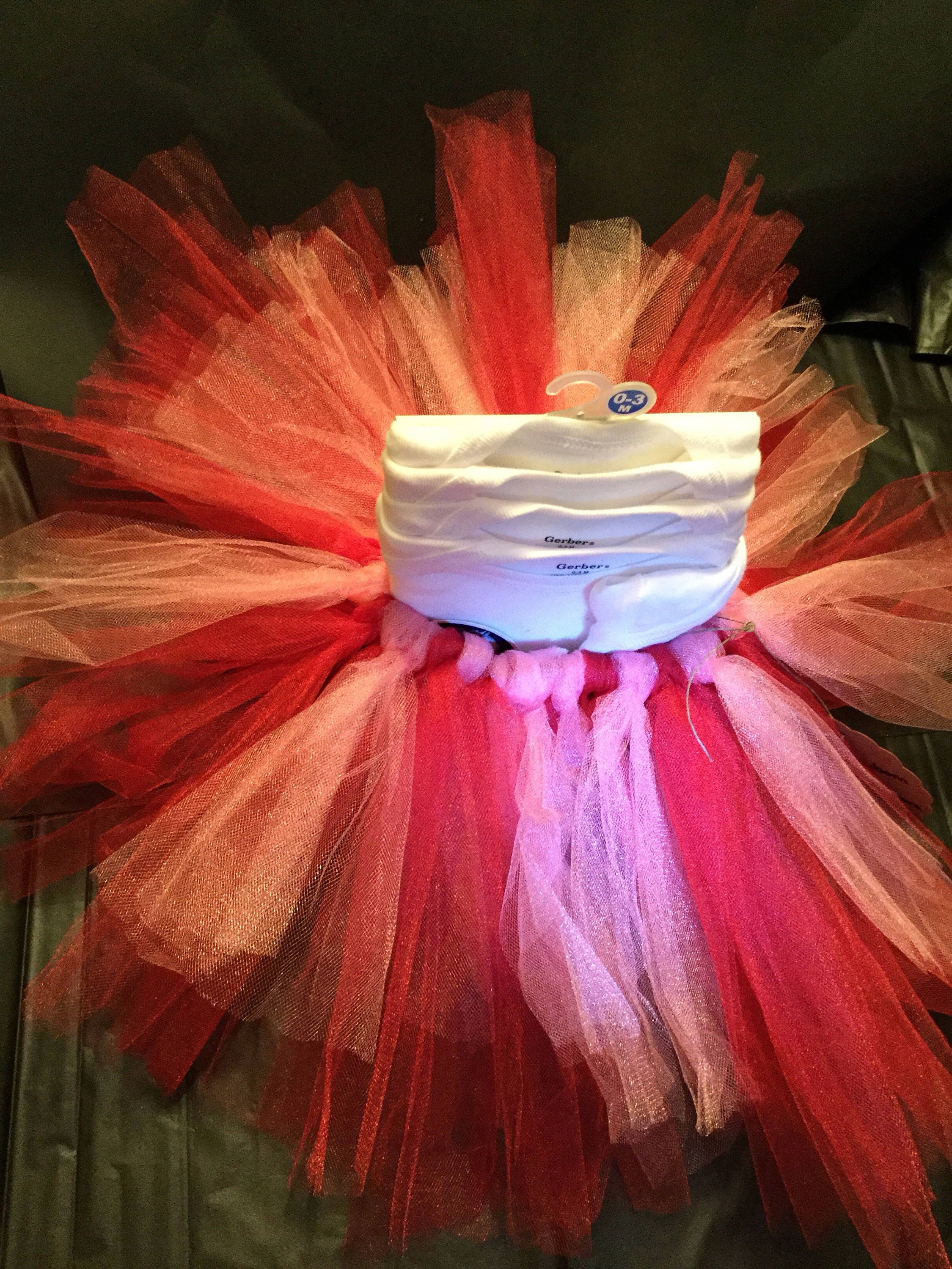 Burgundy and Pink Tutu - Etsy