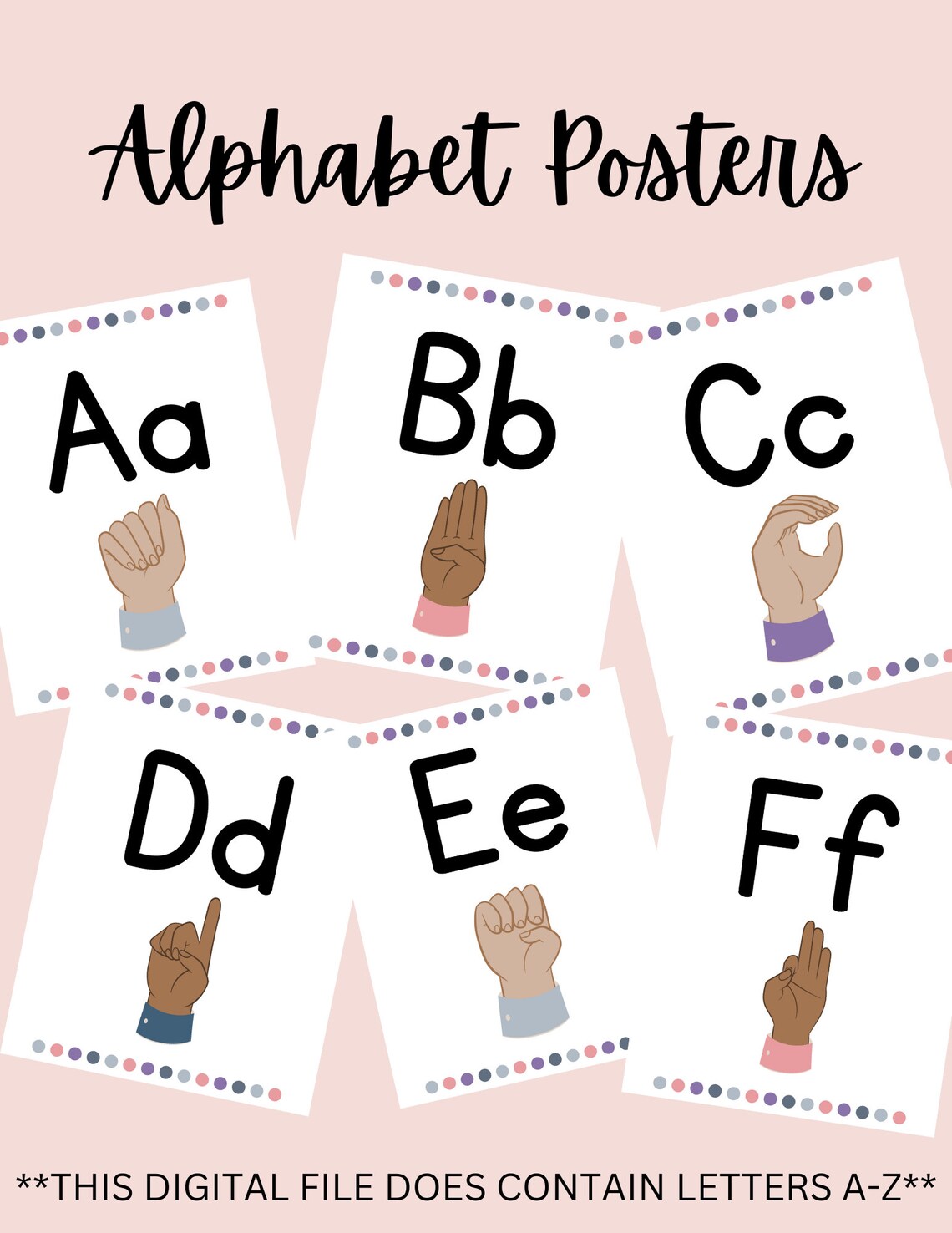 Alphabet | Sign Language Alphabet | Classroom Wall Alphabet | Classroom ...