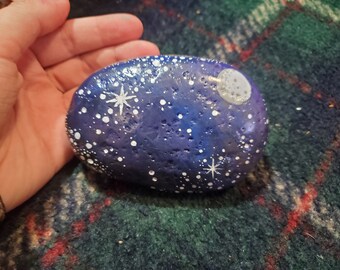 Stars Painted Rock - Etsy