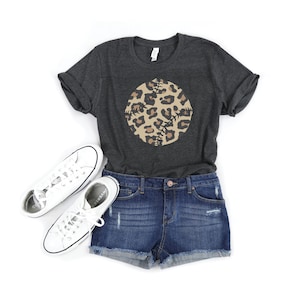 Leopard Baseball Shirt, Baseball Shirts for Women, Baseball Mom Shirts ...