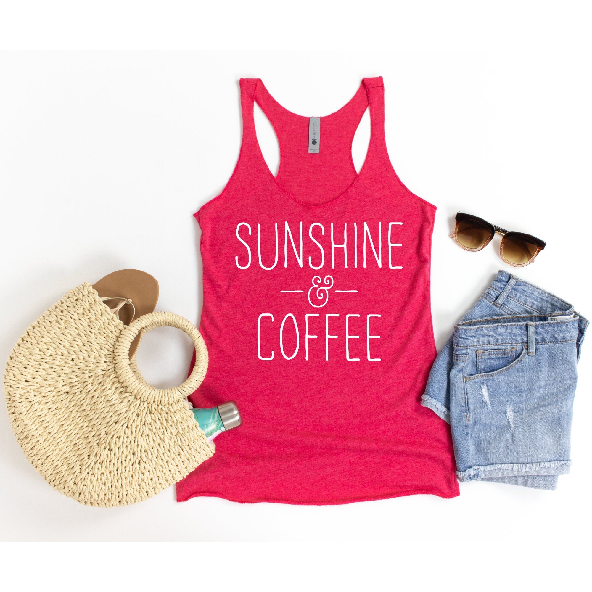 Womens Tanks Coffee Shirt Cute Tanks for Women Coffee Gift | Etsy